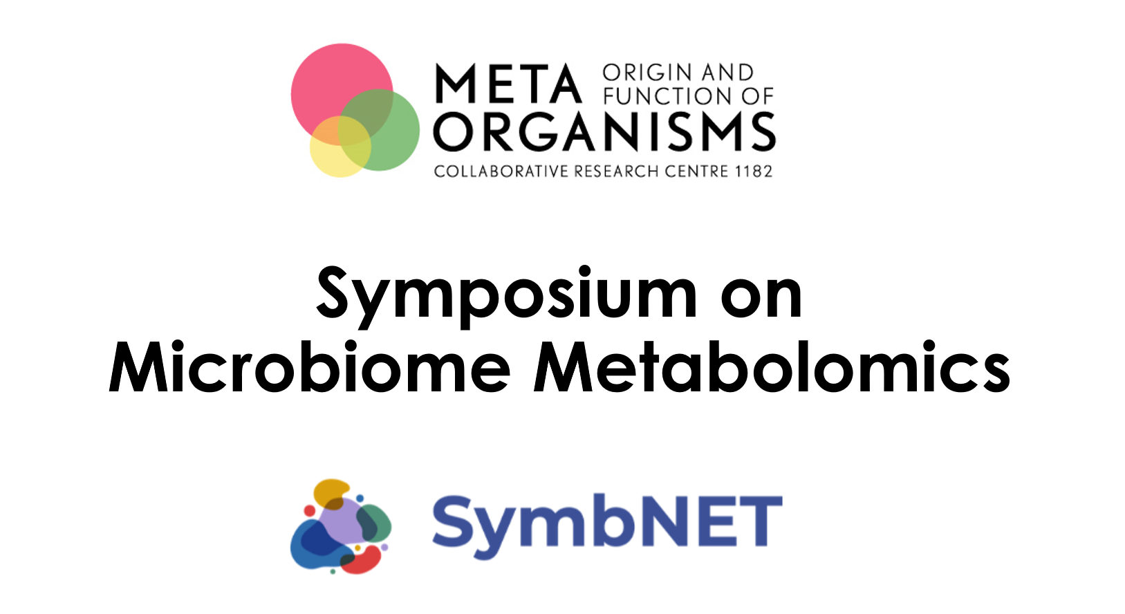 CRC 1182/SymbNET Symposium on Microbiome Metabolomics (live event ...